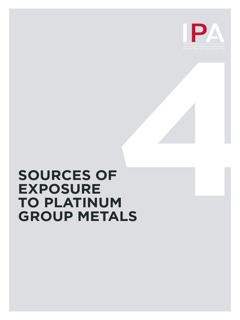 Chapter 4 - PGM - Guide | PDF | Platinum | Particulates
