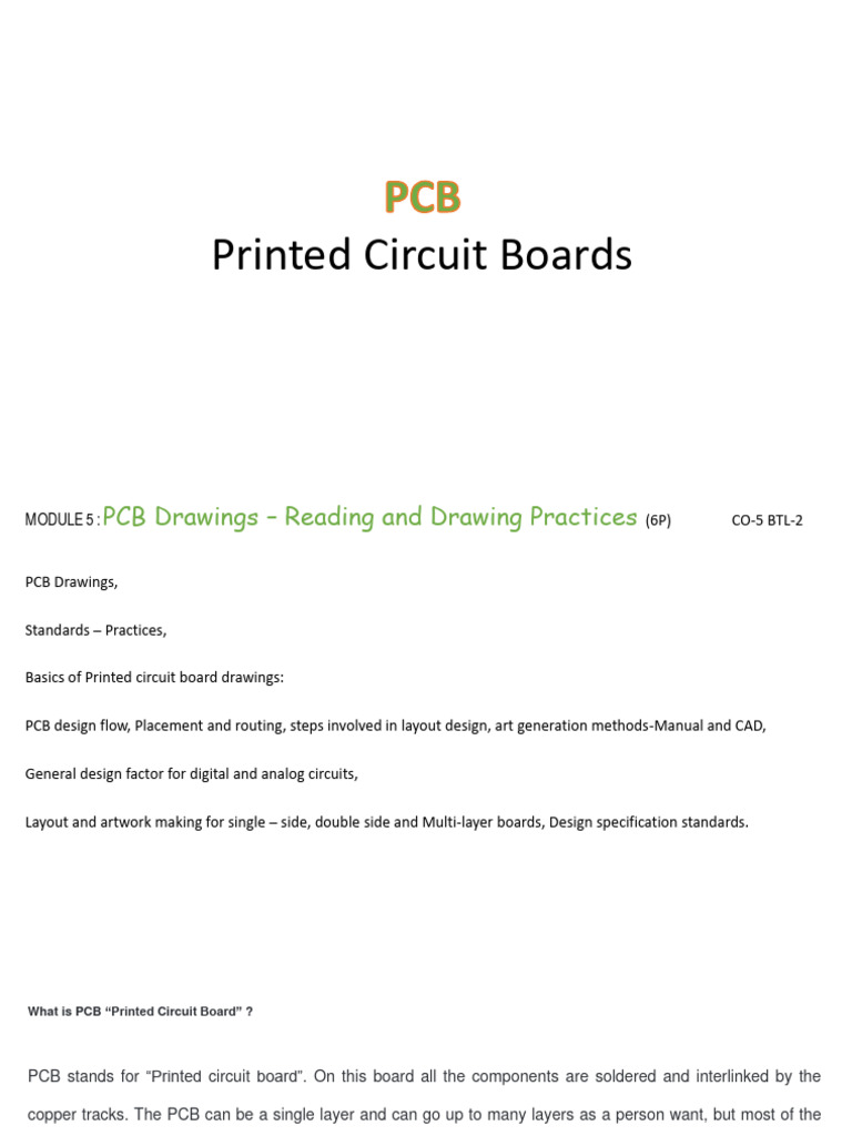 Module 5 - PCB1 New | PDF | Printed Circuit Board | Capacitor