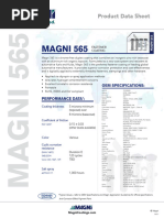 Magni 575 Product Data Sheet | PDF | Chemical Processes | Industrial ...