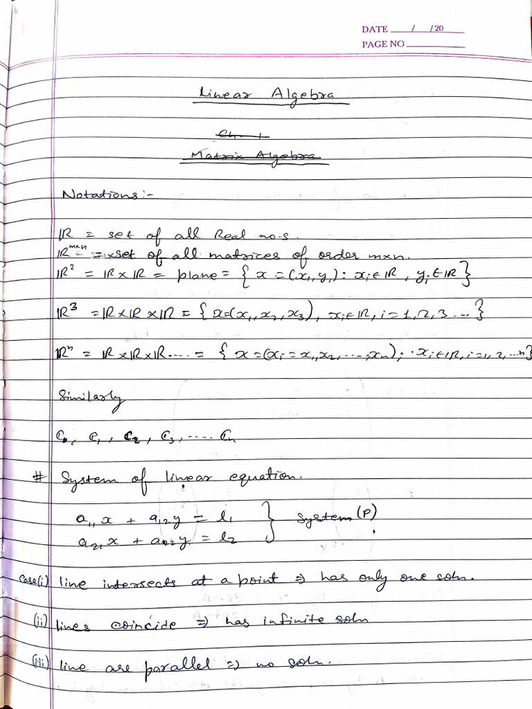 Linear Algebra | PDF