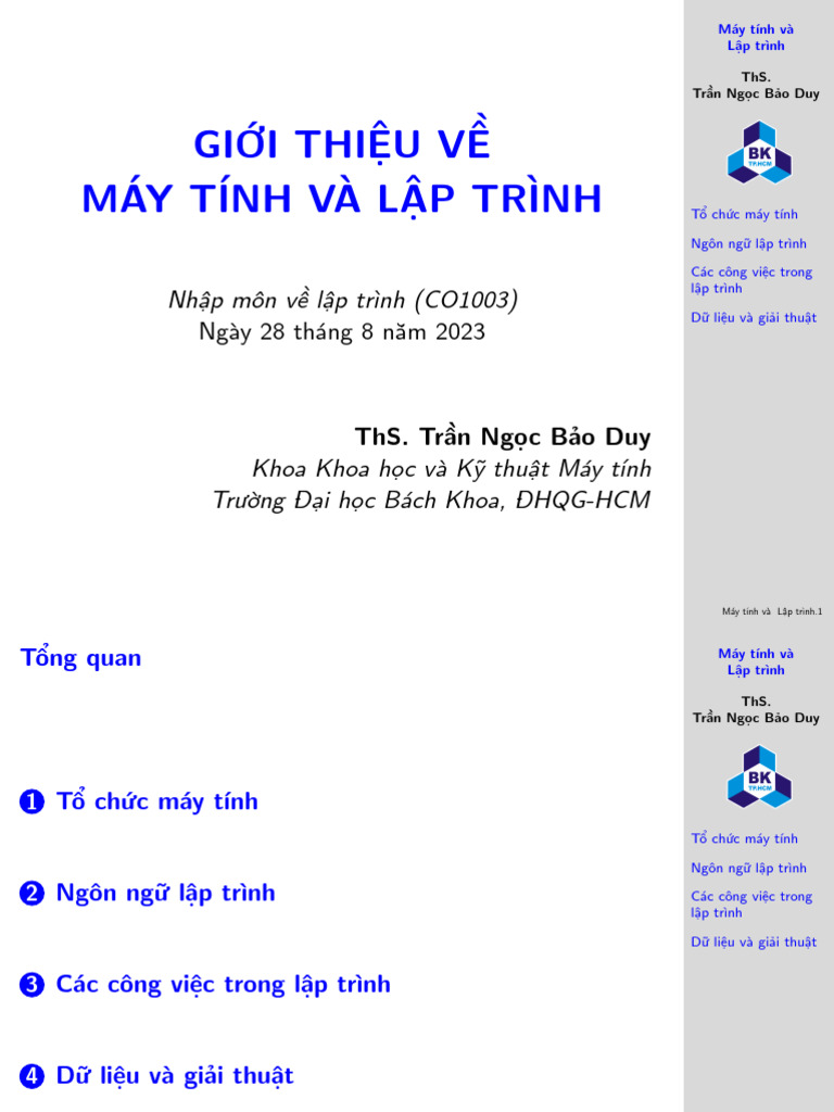 CO1003 Chapter 1 Computer Programming | PDF