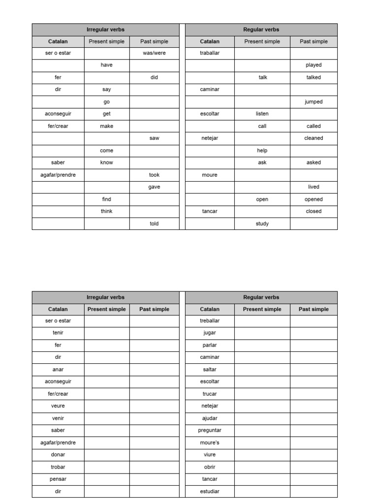 Past Simple Challenge | PDF | Language Mechanics | Syntax