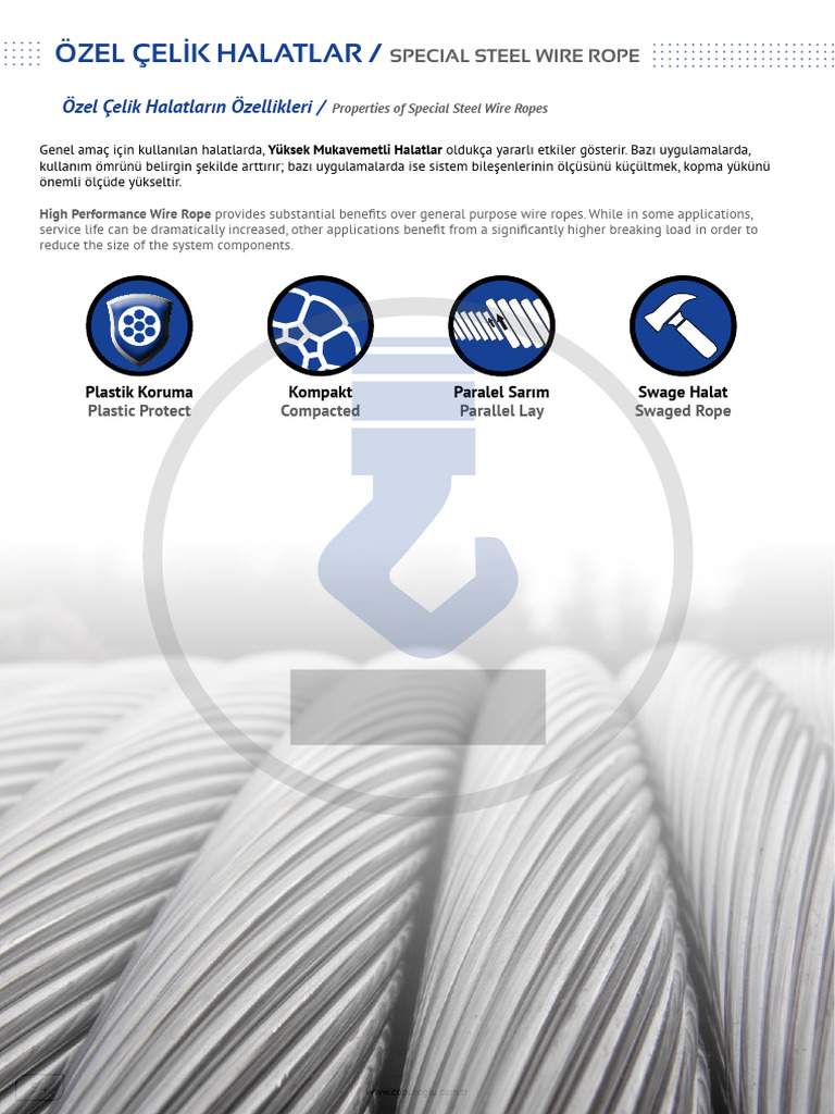 2.donmeye Karsi Dayanikli Olmayan Ozel Celik Halatlar-1 | PDF