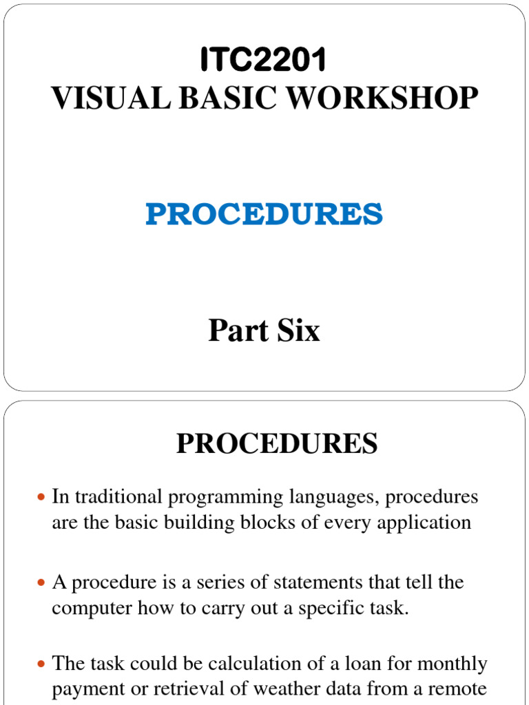 Itc2301 P6 | PDF | Parameter (Computer Programming) | Computing