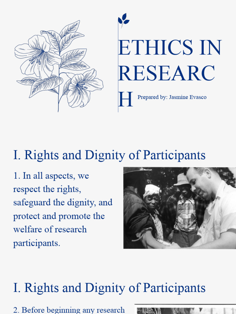 WHAT IS ETHICS IN RESEARCH AND WHY IS IT IMPORTANT PDF Technical ...