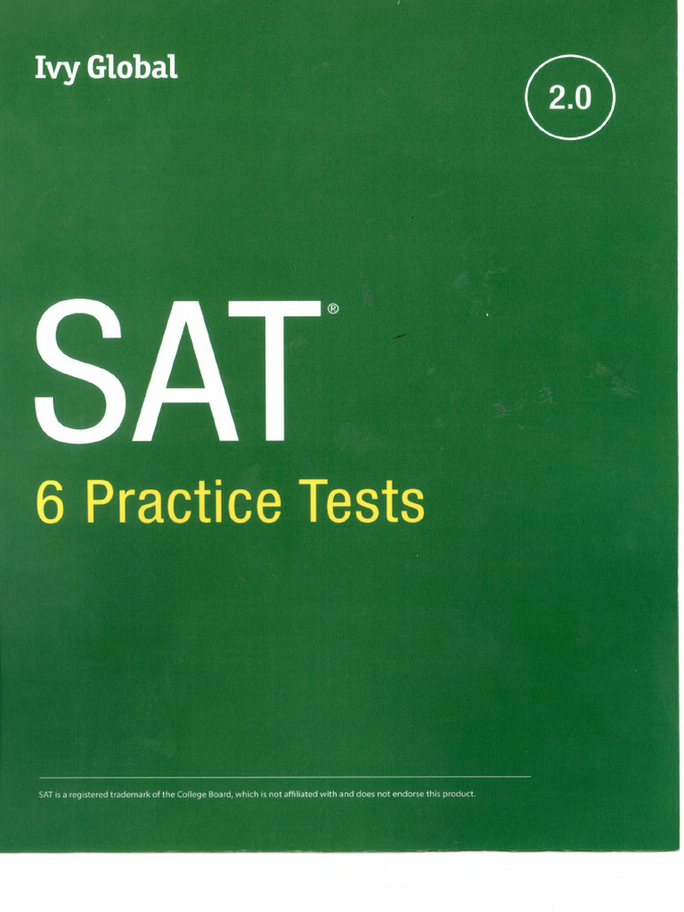 Ivy Global SAT 6 Practice Tests | PDF