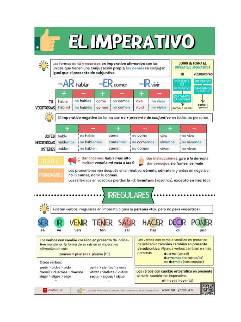 El Imperativo 2 Ano | PDF