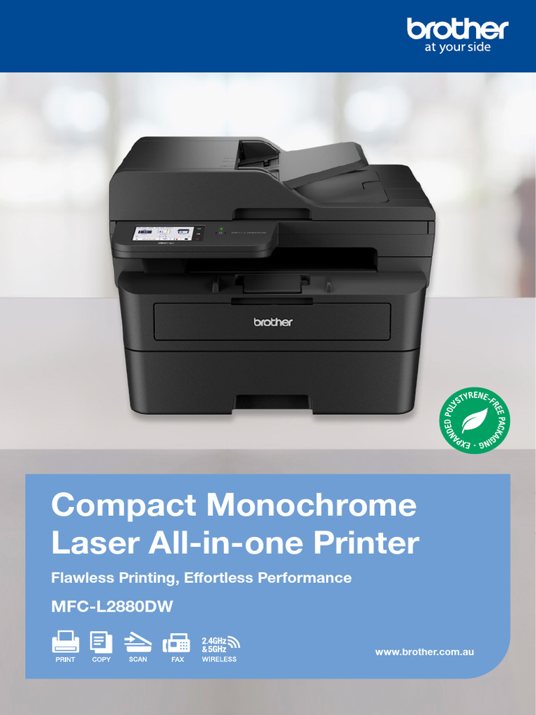 MFC-L2880DW - Brochure | PDF | Image Scanner | Wi Fi