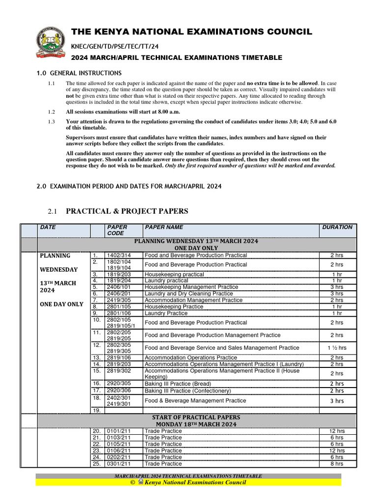 2024 March April Techinal TimeTable 2 | PDF | Engineering | Mechanical Engineering