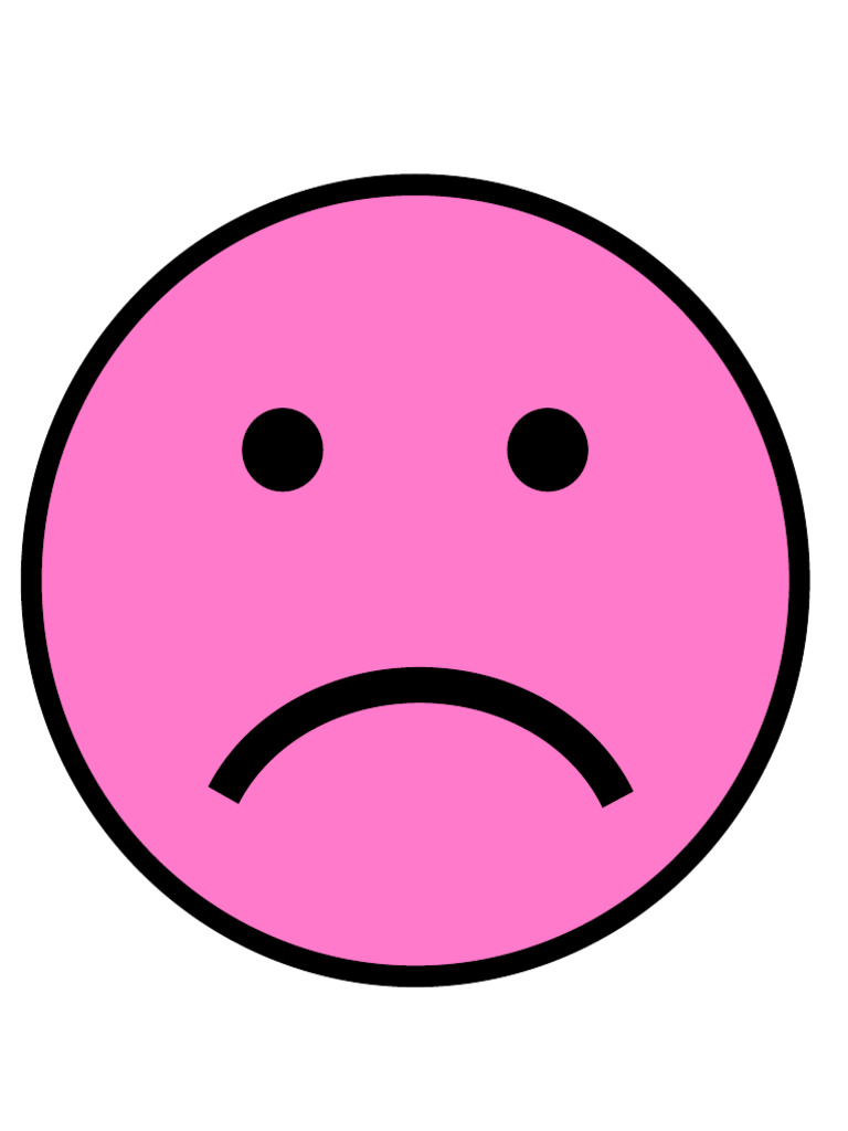 Pink Happy and Sad Face | PDF
