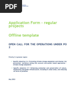 EOI Template for Project Proposals | PDF | Budget | Economies