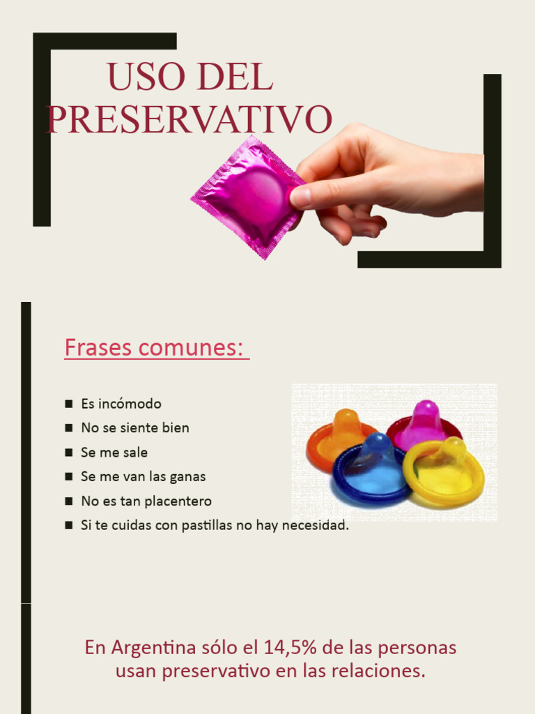 Uso Del Preservativo | PDF