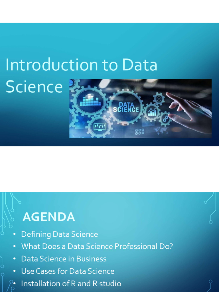 Introduction To Data Science | PDF | Data Science | Data