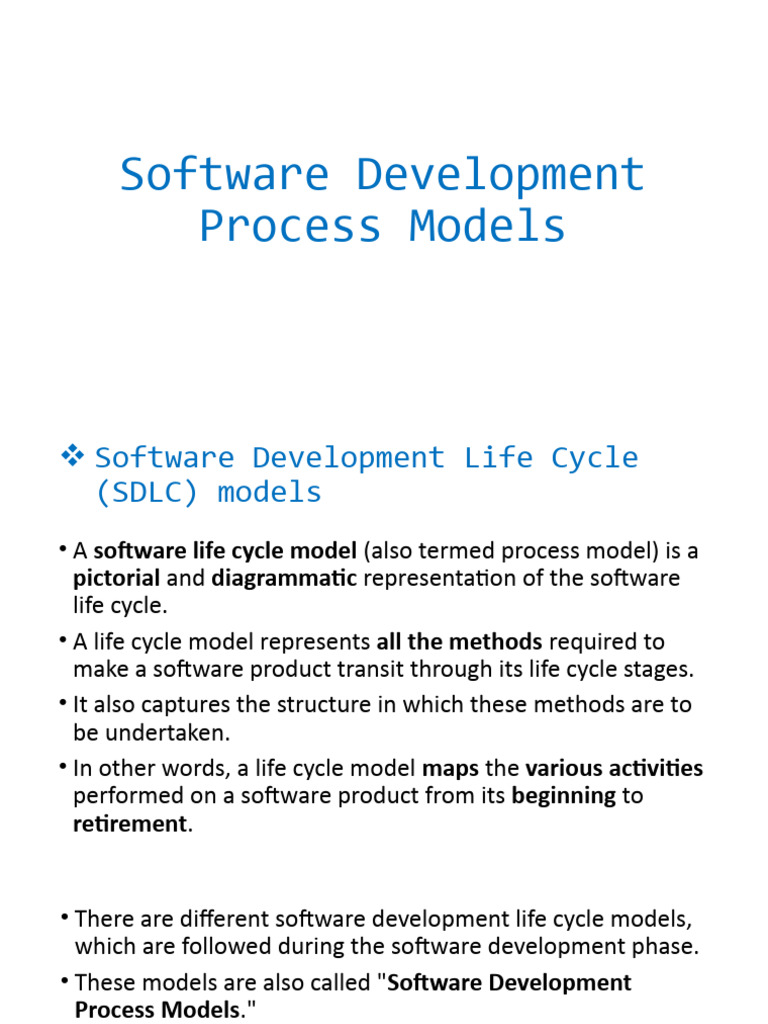 Lecture 2 - 2 - Software Process Models | PDF | Agile Software Development | Software ...