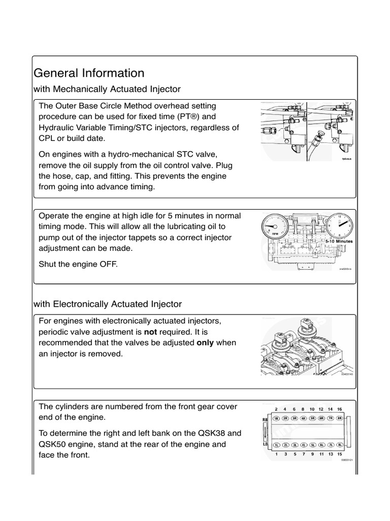 Overhead Set (OBC) k50 | PDF | Machines | Fuel Injection