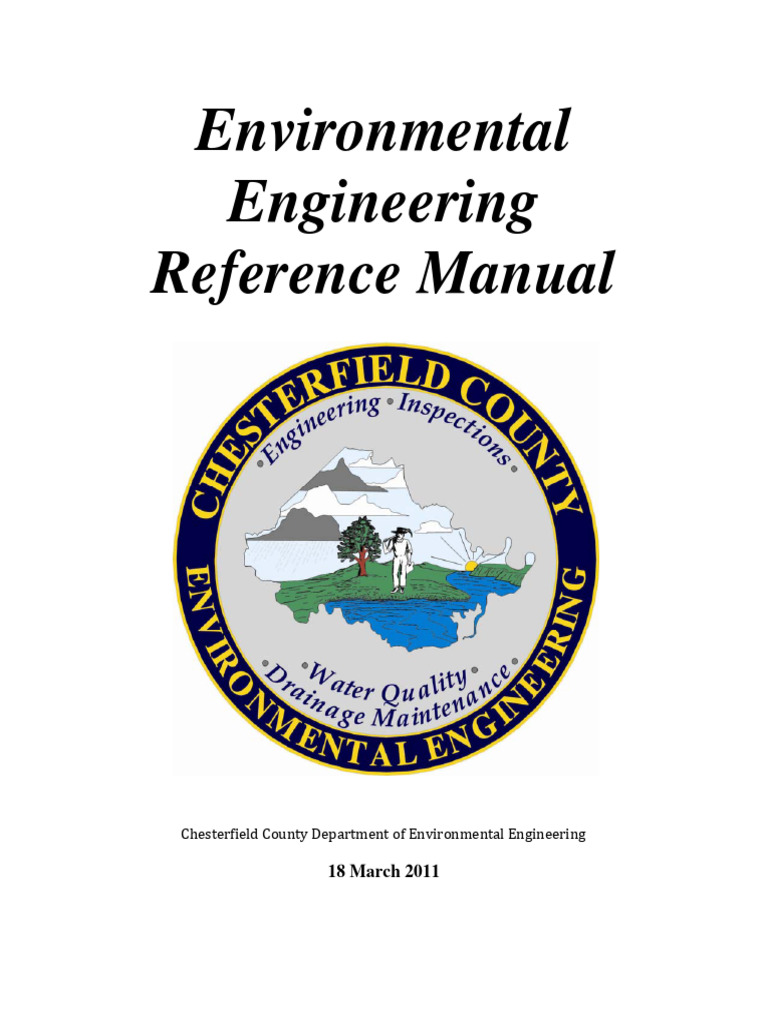 Chesterfield County Environmental Engineering Reference Manual | PDF ...