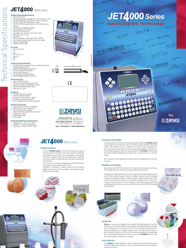 Jet 4000 GB | PDF | Printer (Computing) | Computer Keyboard