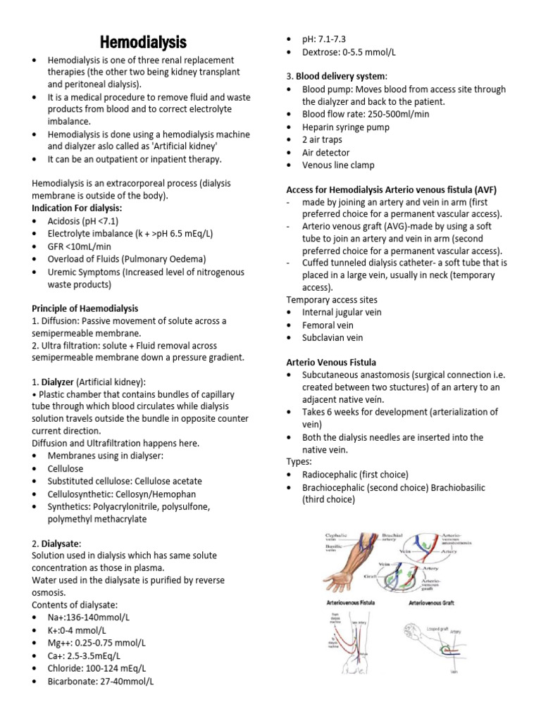 Hemodialysis | PDF | Hemodialysis | Organ (Anatomy)