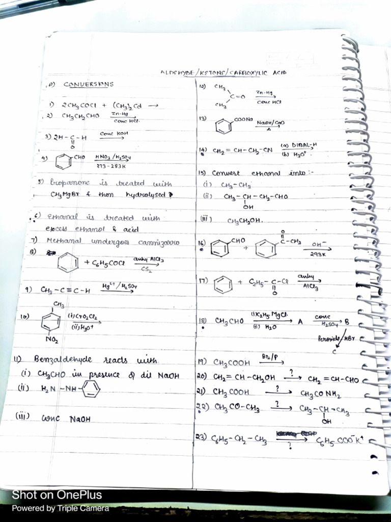 Aldehyde and Ketone Reactions | PDF