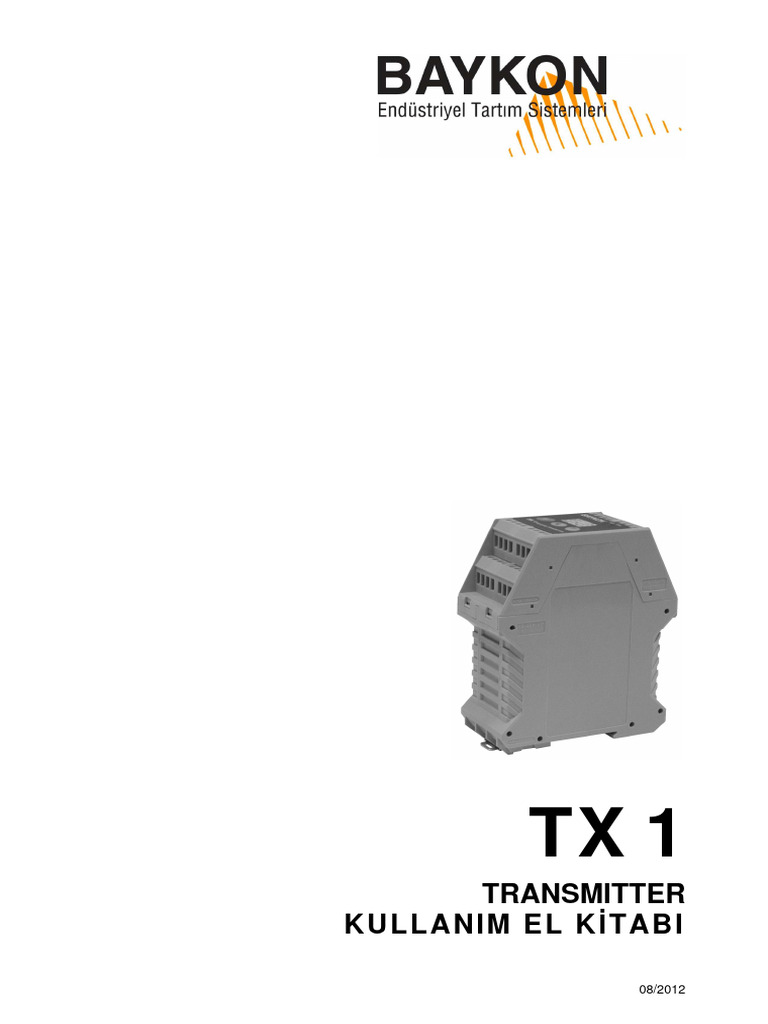 Baykon TX1 Manuel | PDF
