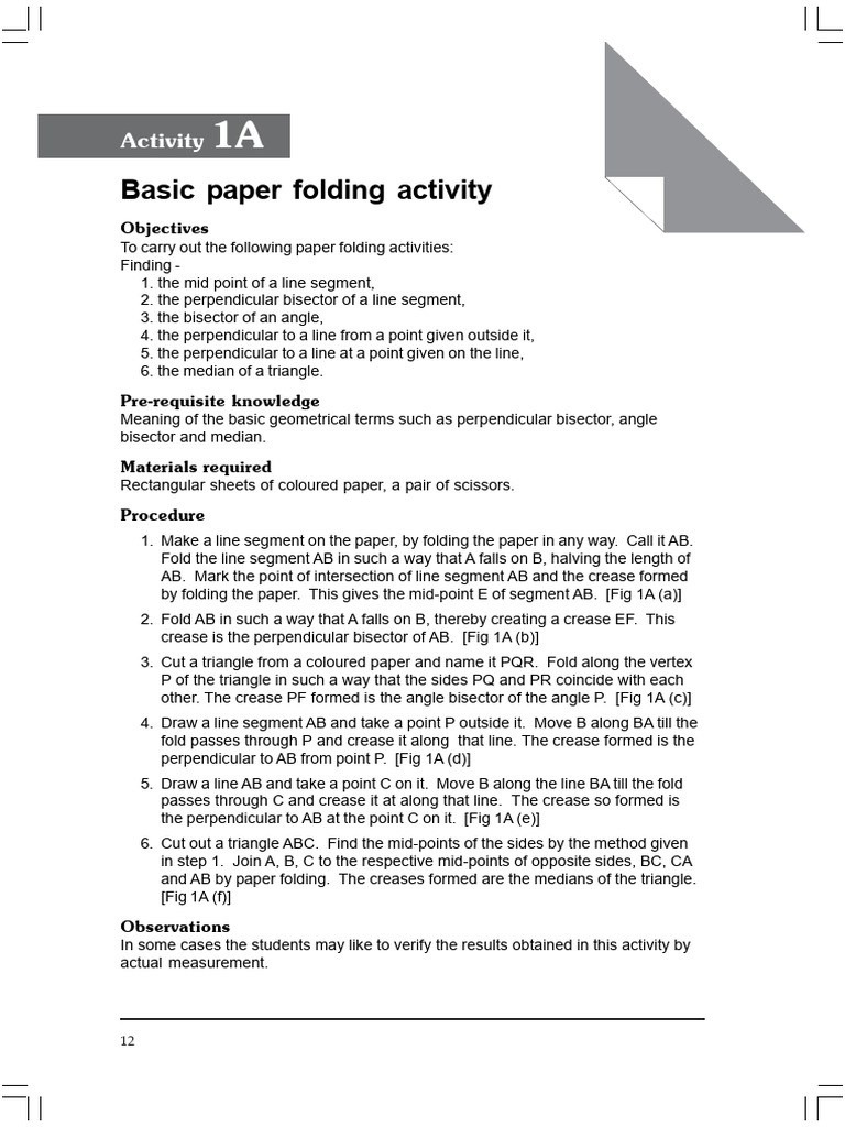 Class IX Mathematics Activities 2023-24 | PDF | Area | Triangle