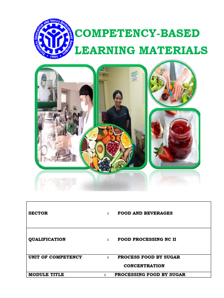 CBLM - INFOSHEET - FINAL - For Printing | PDF | Fruit Preserves | Vegetables