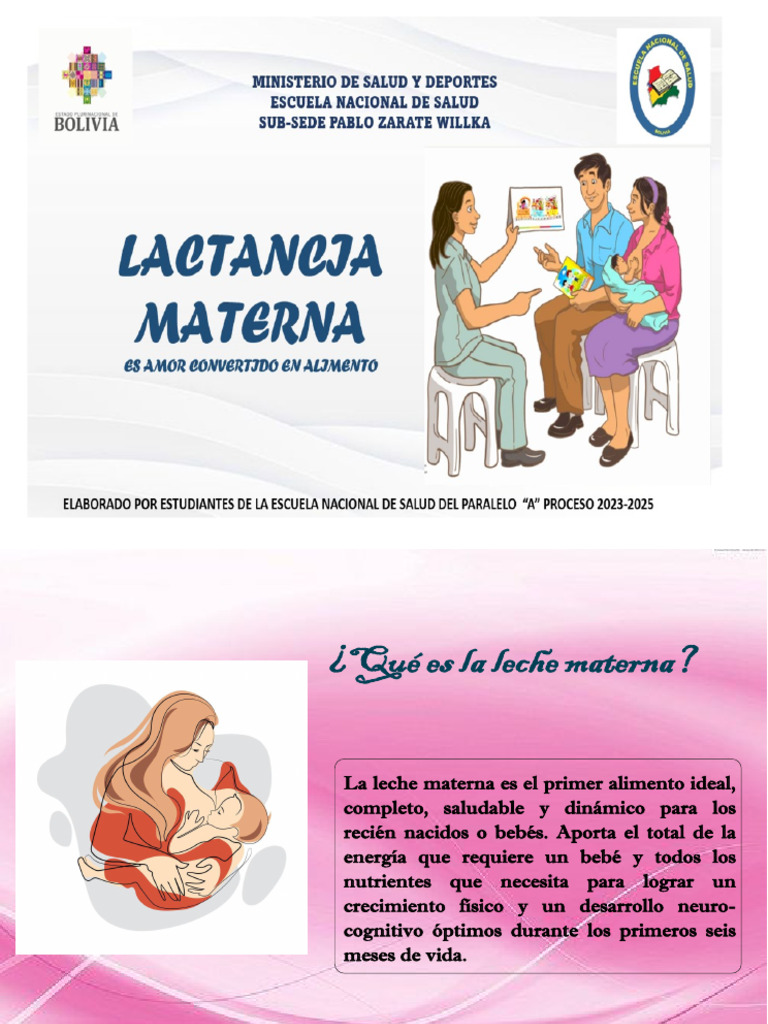 Lactancia Materna | PDF | Amamantamiento | La leche materna