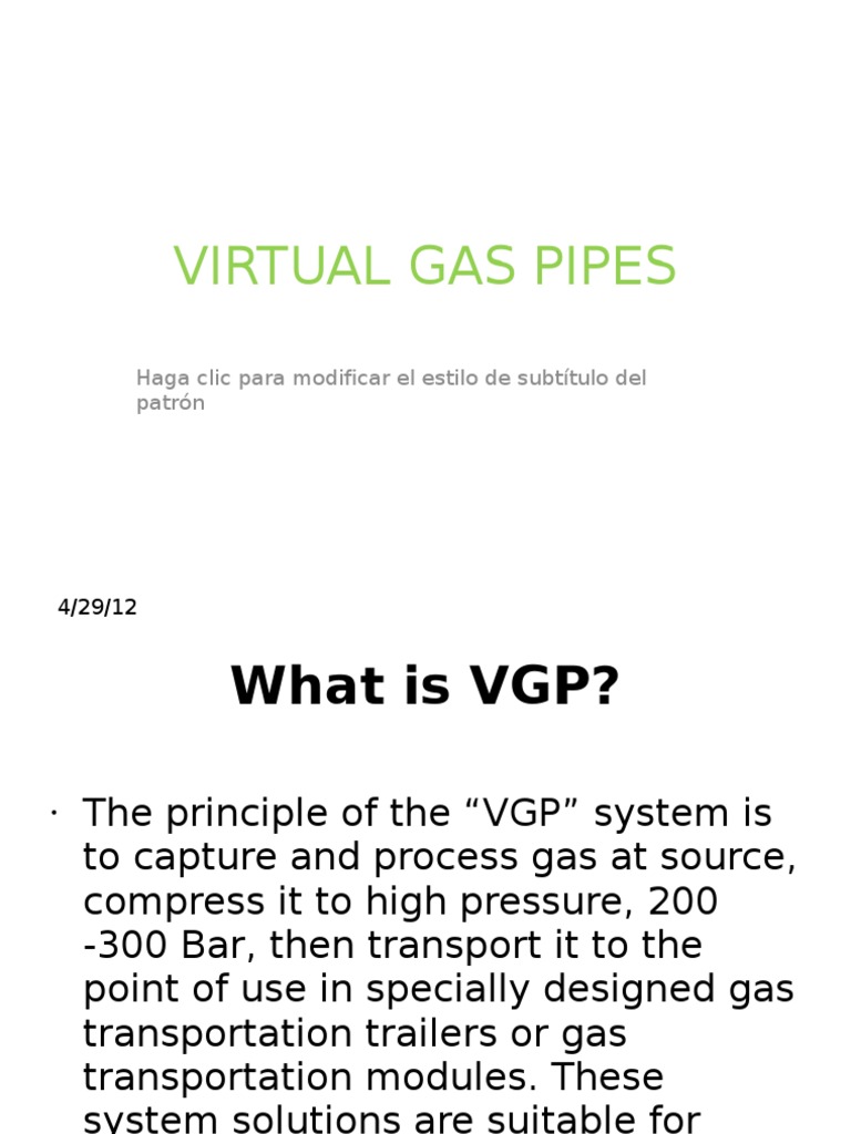 Virtual Gas Pipes | PDF