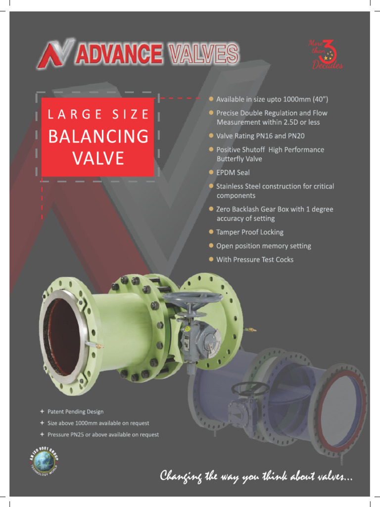 Large Size Balancing Valve | PDF