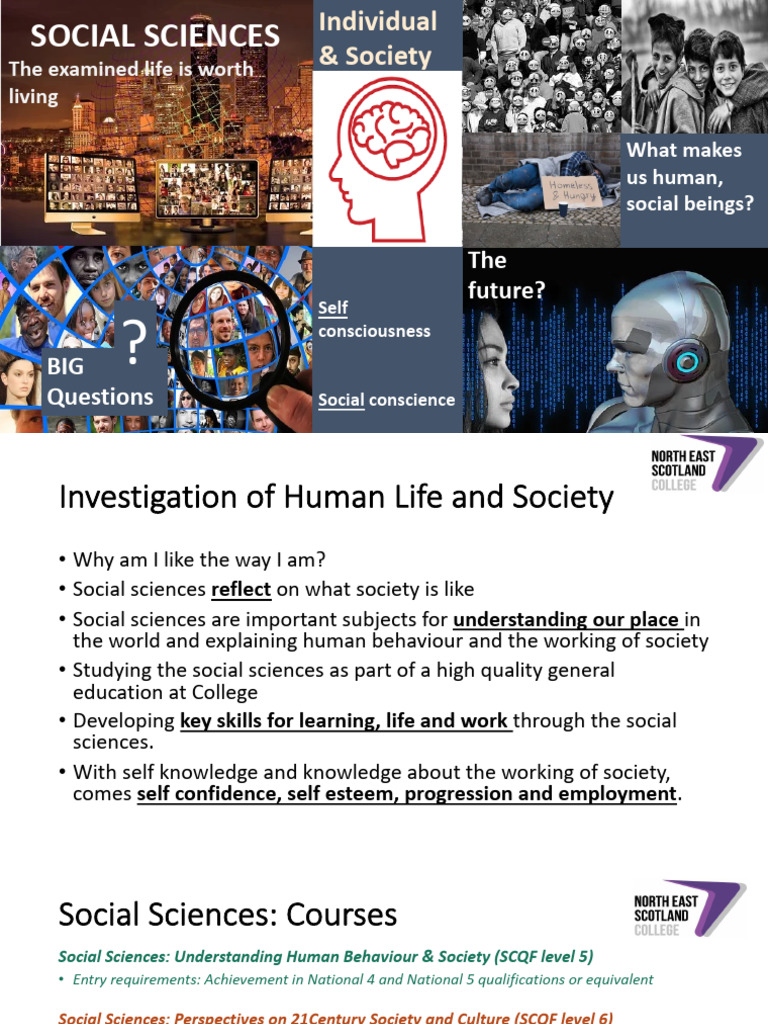 Social Sciences Presentation | PDF | Social Sciences | Science