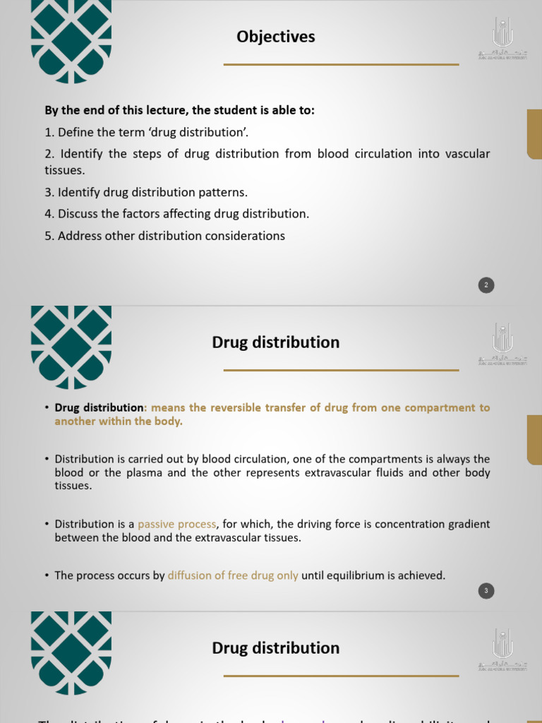 Biopharmaceutics Lecture 4 Uqu | PDF | Capillary | Cell Membrane