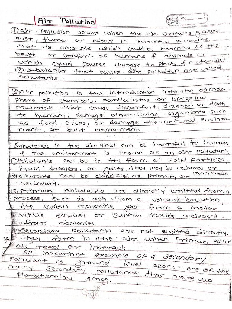 Air Pollution EBT | PDF