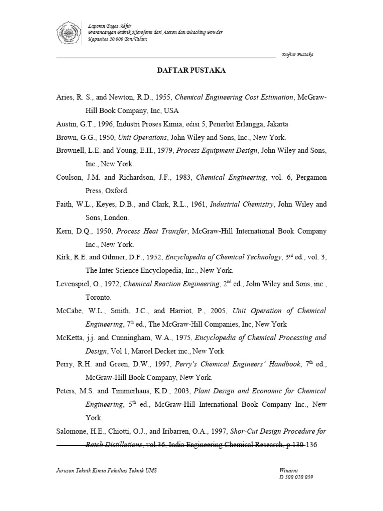 Daftar Pustaka Pdf Chemistry Physical Sciences