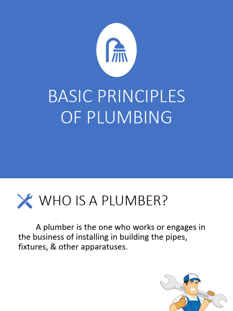 Discussion 2 - 22 Basic Principles of Plumbing-1 | PDF | Plumbing | Sewage