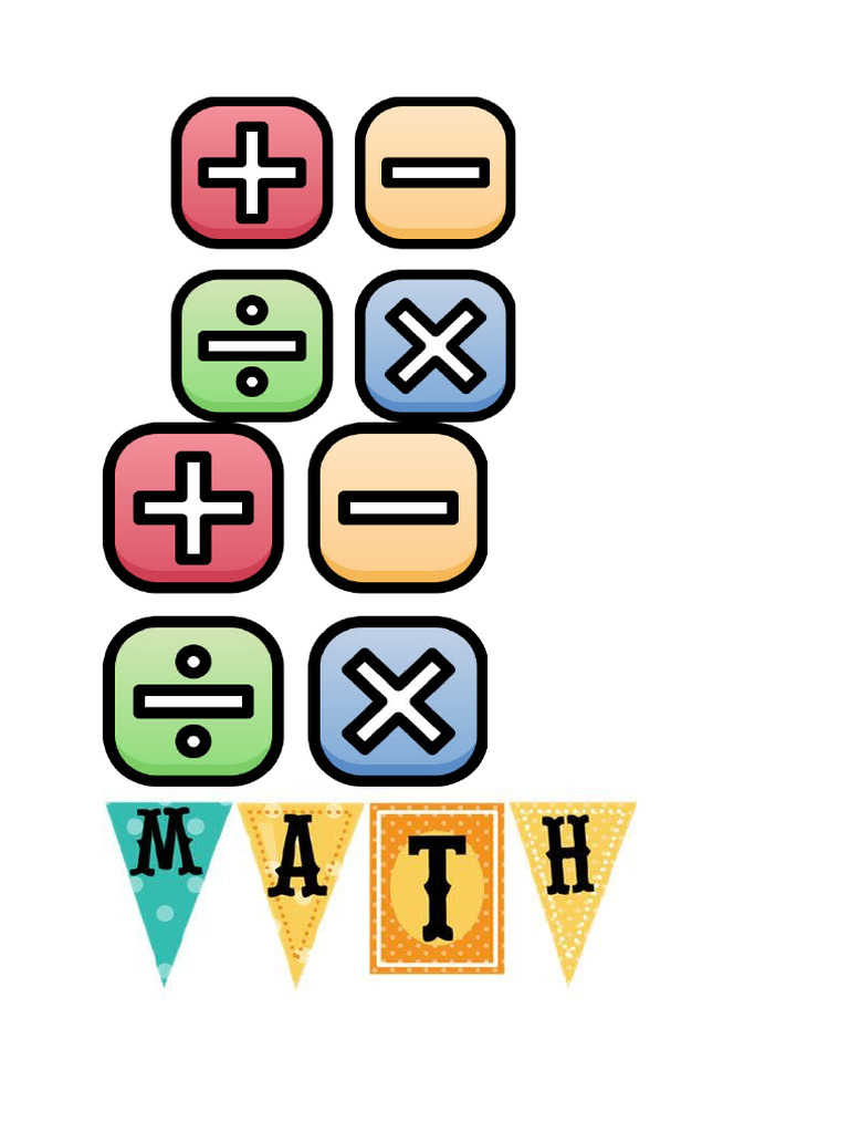 Math Sticker | Pdf