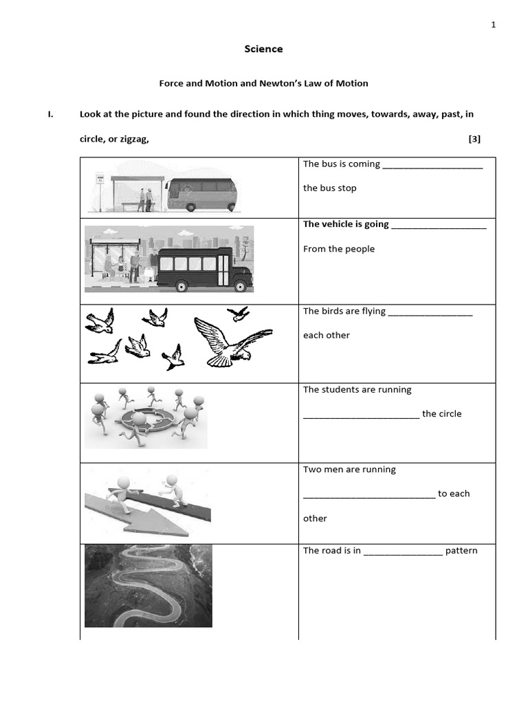 Force and Motion | PDF | Force | Quantity