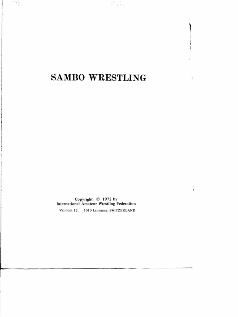 FILA. Sambo Wrestling | PDF