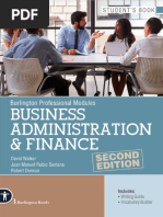 Business Administration and Finance LIBRO | PDF