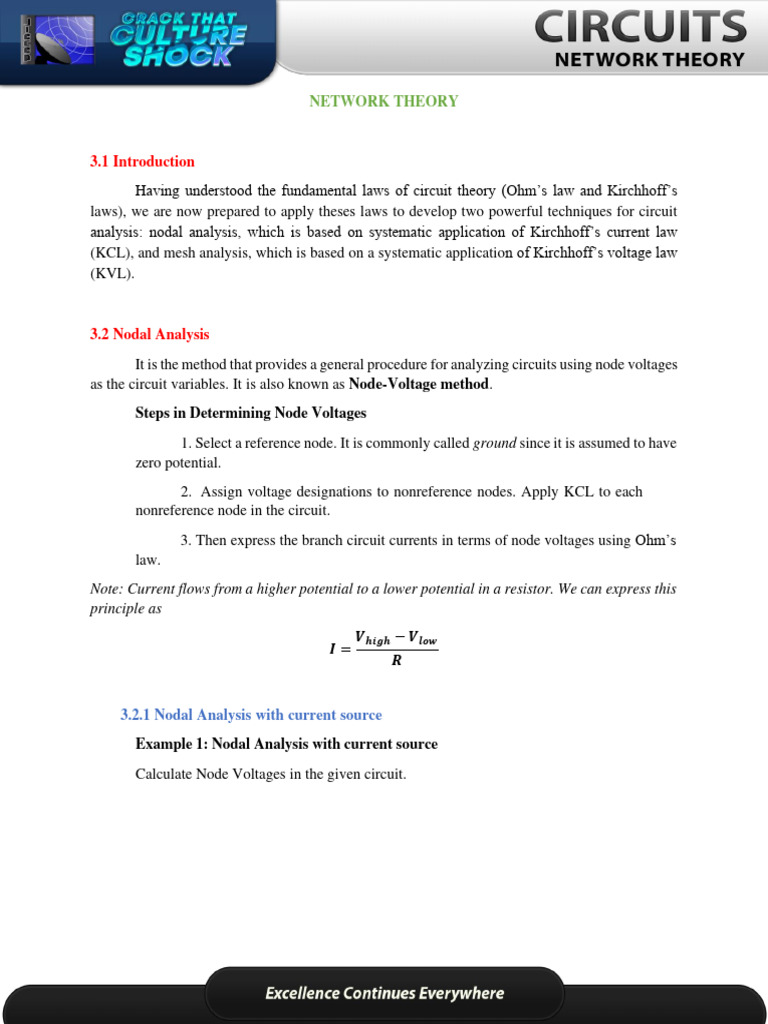 3 Network Analysis | PDF | Electrical Network | Network Analysis (Electrical Circuits)