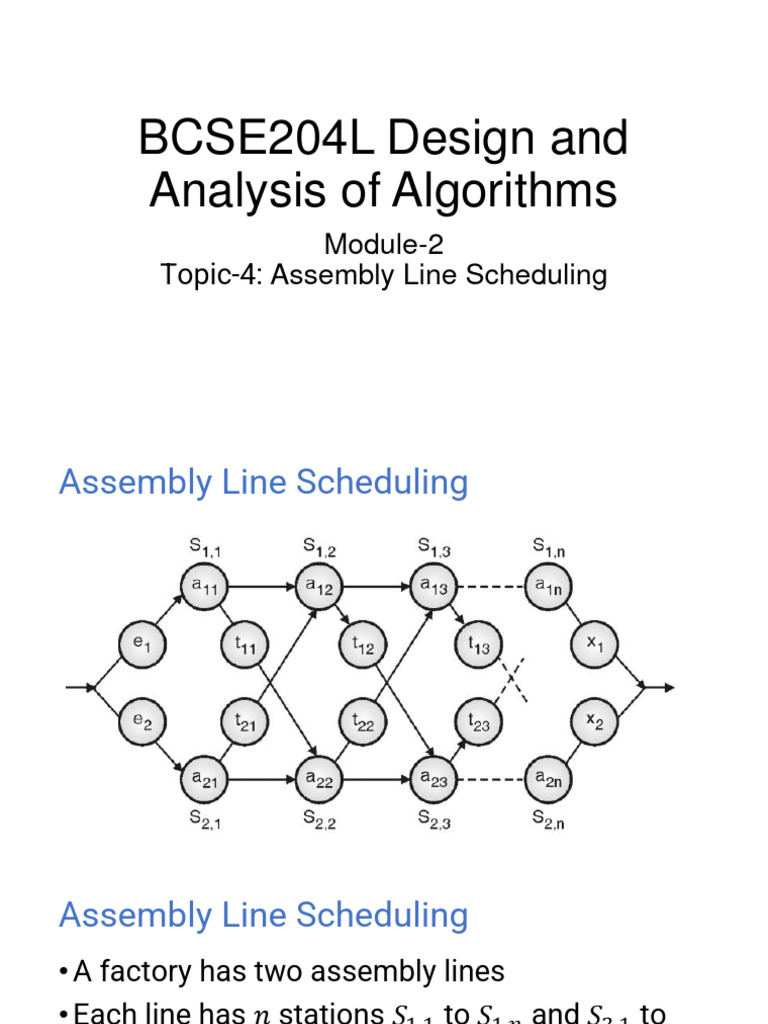 10 Assembly Line Scheduling 29 01 2024 Pdf 