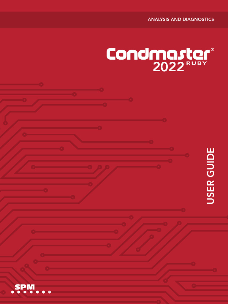 1 - Condmaster 2022 User Guide | PDF | Pump | Bearing (Mechanical)