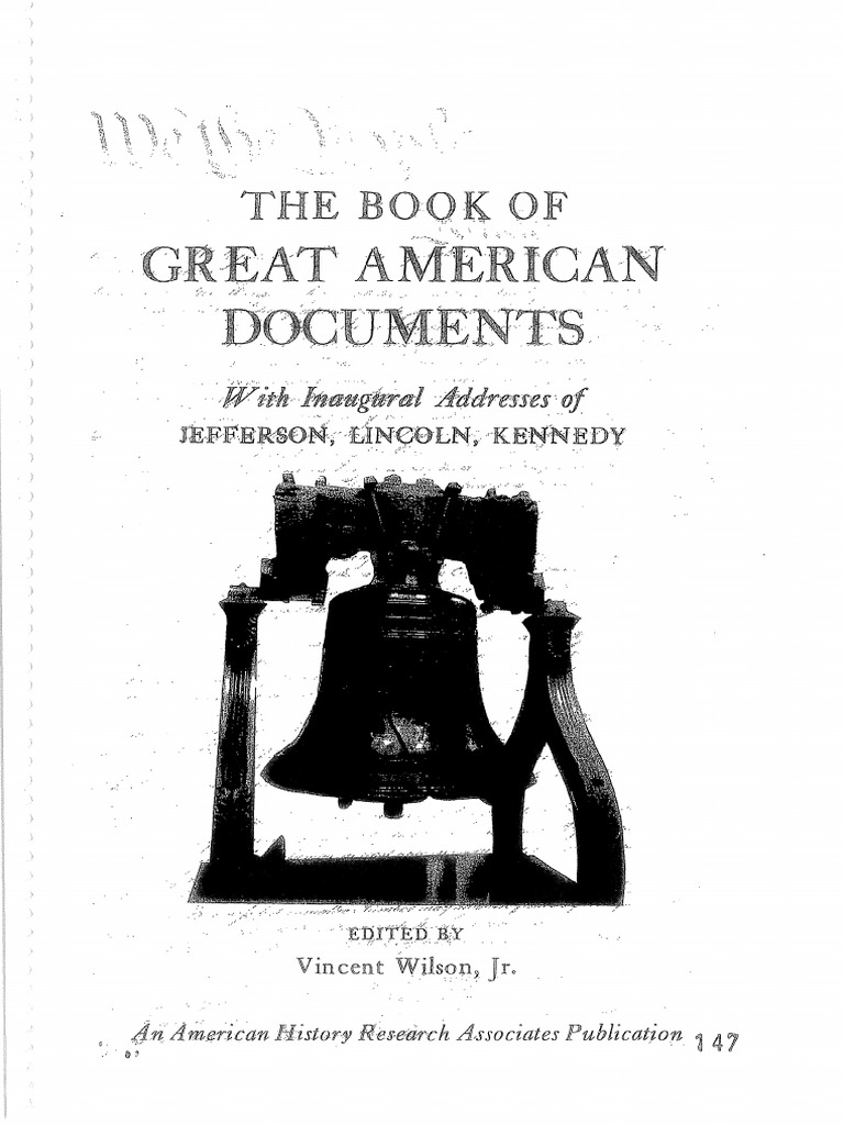 The Book of Great American Documents - Introduction - Edited by Vincent ...