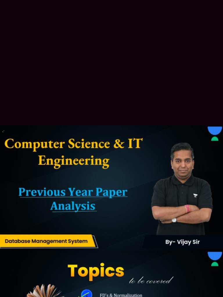 DBMS PYQ Recording PDF | PDF