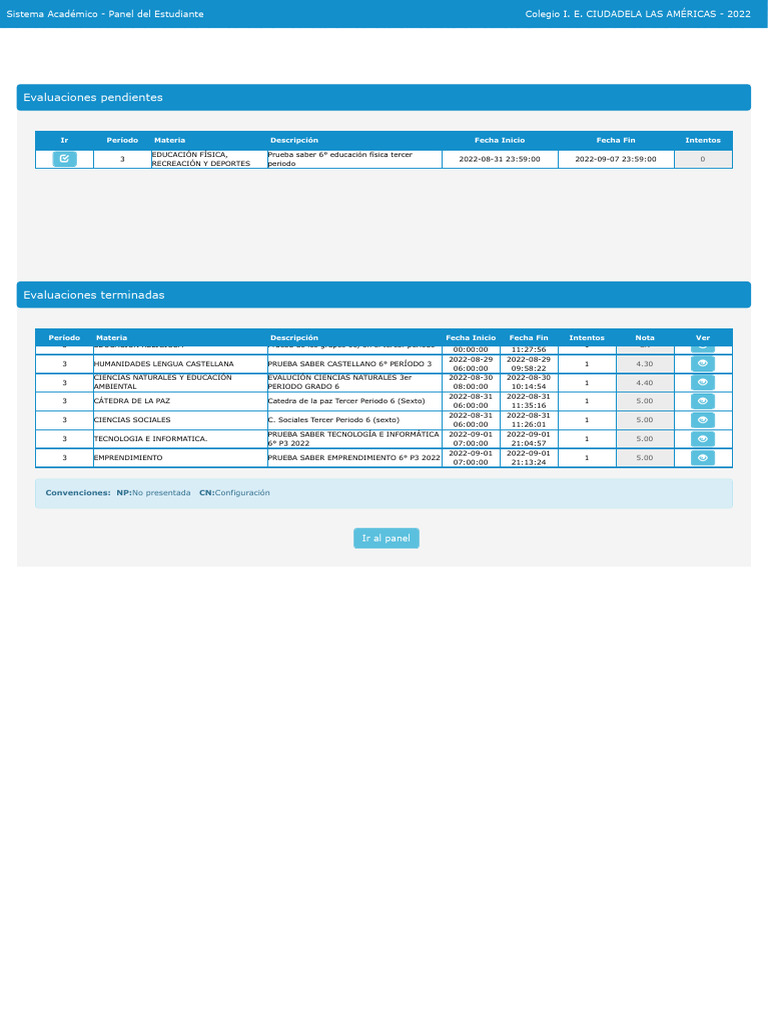 Master2000 - Evaluaciones | PDF | Science