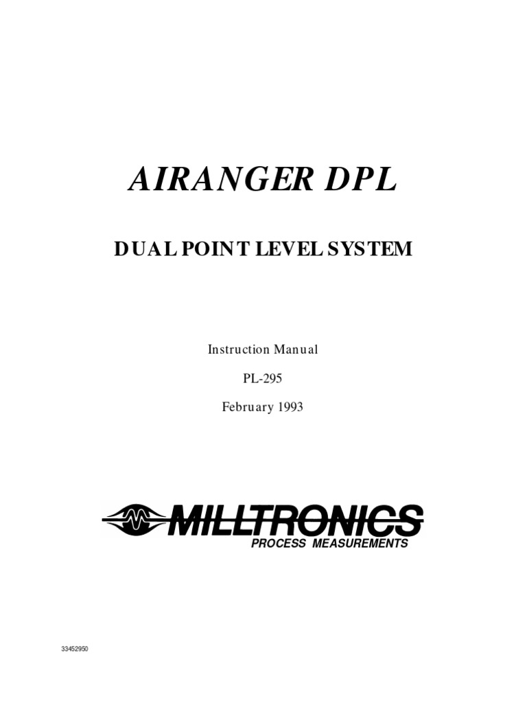 AINRANGER DPL | PDF | Relay | Calibration