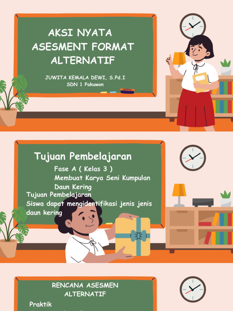 Aksi Nyata Asesmen Format Alternatif - Juwita - Sdn1Pakuwon | PDF