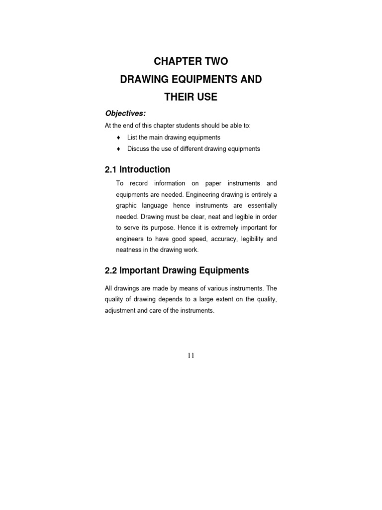 Engineering Drawing - Chapter Two | PDF | Drawing | Paper