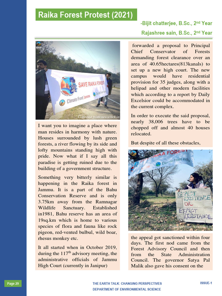5.9 Raika Forest Protest (2021) by Bijit Chatterjee and Rajashree Sain ...