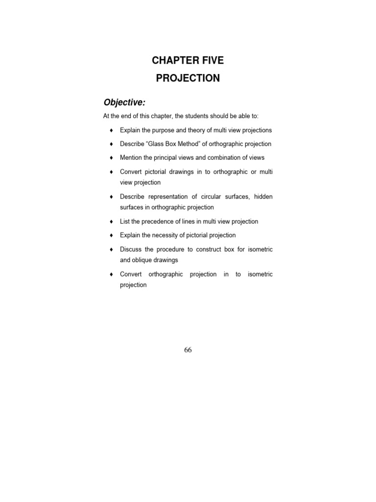 Understanding Orthographic Projections Pdf Mathematical Concepts