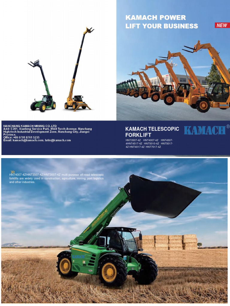 Catalog Rigid Telehandlers | PDF | Truck | Forklift